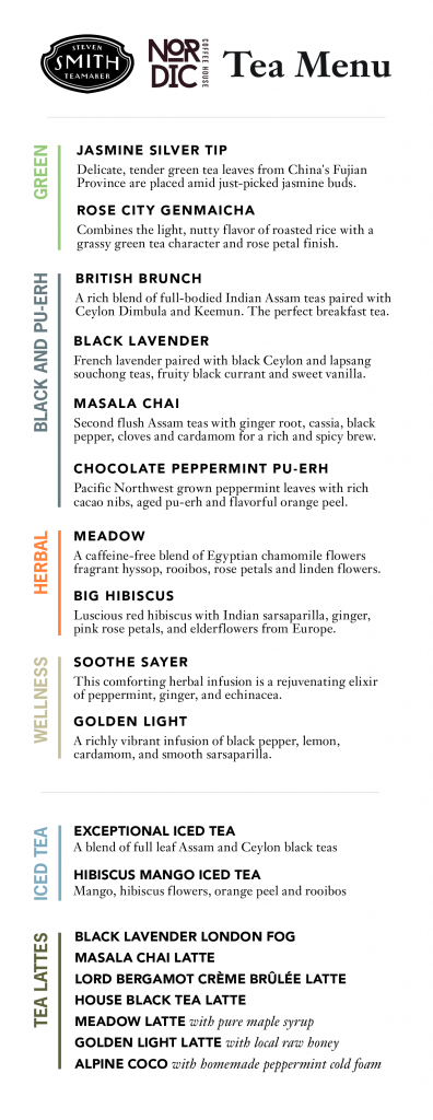 Menu | Nordic Coffee House